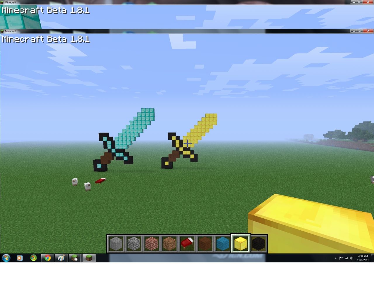 Enchanted Gold Sword Minecraft